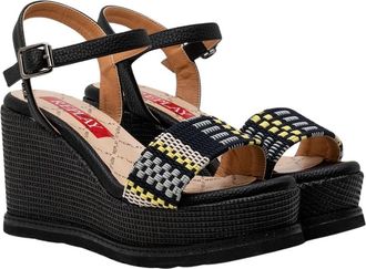 Replay Replay Damen Keilabsatzschuhe mit Riemen, Schwarz (Black 003), 39