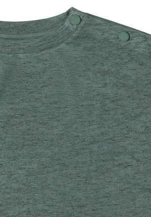 Cecil Kurzarmshirt LINEN OPTIC_Solid Button T-Shi