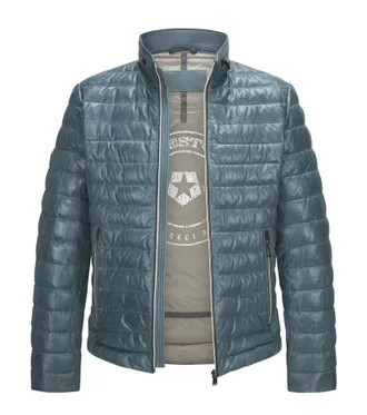 Milestone Lederjacke MSCortino Steppjacke aus feinem Nappaleder
