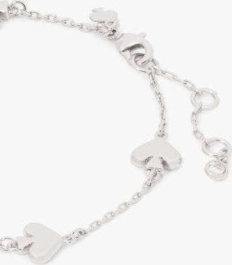 Kate Spade New York Kate Spade Spot The Spade Metall-Armband Mit Pik-Verzierung f&uuml;r Frauen in Silber | Metall