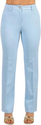 Nenette Femme, Pantalons, Bleu, Taille: 38 FR Expecto Straight Pantalons