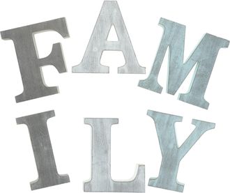 NUOBESTY Rustikales Holz wandschild Große Dekorative Buchstaben Handgefertigte Holzschrift für Wohnzimmer Küche Bar Vintage Wohnraumdeko Einfach Aufzuhängen Be