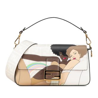 Fendi Bikini Girls Zucca Baguette Bag