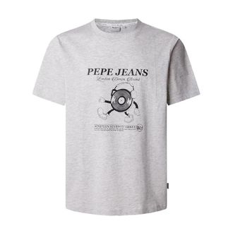 Pepe Jeans London Perkins T-Shirt - - Tops - Herren - Grau - S