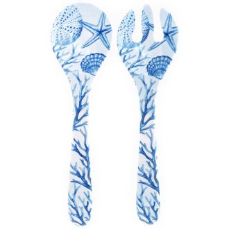 Les Jardins de la Comtesse Salatbesteck aus Melamin, Koralle, 33 cm, Kollektion Piana