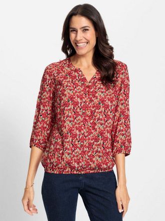 Witt Klassische Bluse Druck-Bluse 3/4-Arm