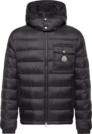 Moncler Moncler Doudoune Courte &Agrave; Capuche Verith, Homme, Bleu, Taille: 0