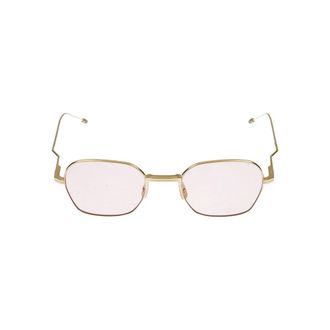 Thom Browne unisex, Accessoires, Multicolore, Taille: 48 MM Lunettes de soleil rectangulaires en titane