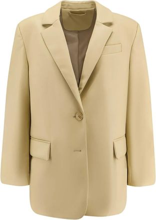 Stand Studio blazer boutonné à revers crantés - Tons neutres