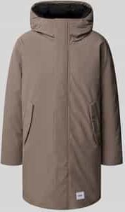 Khujo Jacke mit Label-Patch und Kapuze