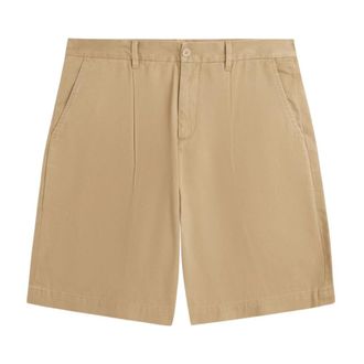 Fred Perry Plissierte Gewebte Shorts Warm Stone - - Shorts - Herren - Beige - W30