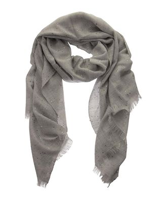 Brunello Cucinelli &Eacute;charpe - Gris