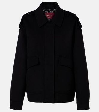 Gucci Veste bomber en laine