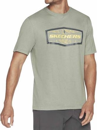 Skechers Latitude Tee T-Shirt, Green, L Homme