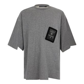 Dolce & Gabbana Homme, Tops, Gris, Taille: XS T-Chemises
