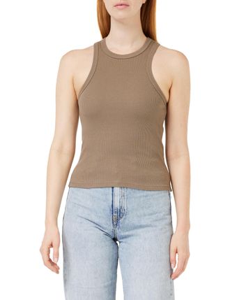 Dr. Denim Damen Amelie Top Unterhemd, walnuss, XS