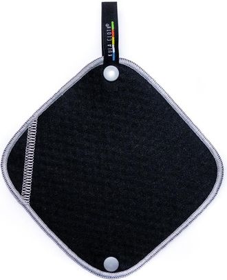 KletterRetter Kula Cloth - Antibakterielles Hygienetuch f&uuml;r Outdoor & Reisen - Wiederverwendbares Toilettentuch - Nachhaltig, Waschbar und Geruchsneutral (Stealth)