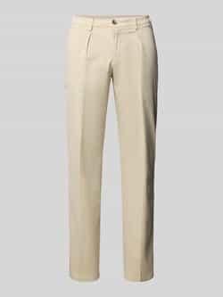 Profuomo Hose mit B&uuml;gelfalten und Ges&auml;&szlig;taschen