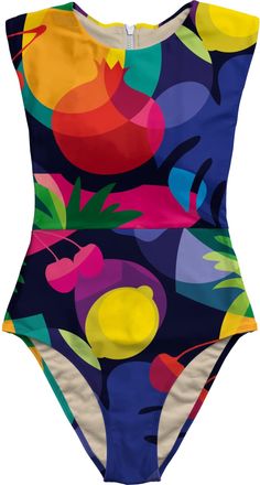 Averie Womens Swimsuit Kylie Zip Up One-Piece XS-3XL Recycled Fabric