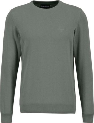 Barbour Homme, Pulls, Vert, Taille: L Pull ras du cou en coton Pima