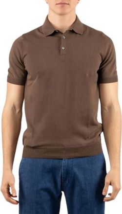Gran Sasso Homme, Tops, Brun, Taille: M Polo