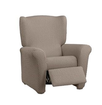 Estoralis | Borneo | Superelastischer Relaxsesselbezug | Maximale Anpassungsf&auml;higkeit | Farbe - C/ 06 Beige | Bezug f&uuml;r Relaxsessel Gr&ouml;&szlig;e von 70 bis 90 cm. | An