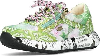 Laura Vita Chaussures &agrave; Lacets Sneaker pour Femmes Burton 1123, Pointure:40 EU, La Couleur:Vert