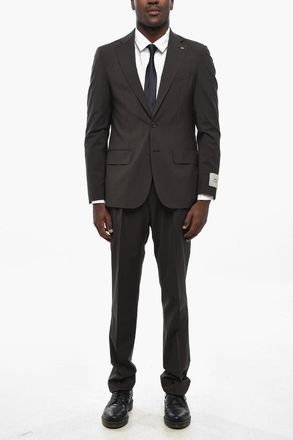 Corneliani CC COLLECTION Zweiknopf-Anzug aus Schurwolle mit Stretch Corneliani