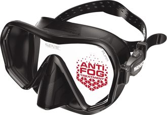 Seac Pura - Rahmenlose Einglas-Tauchmaske aus Silikon | Antibeschlag Low-Volume Maske zum Tauchen und Schnorcheln mit 3D-Schnalle