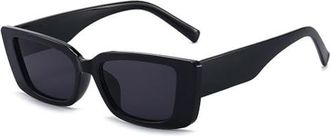 Generic Lunettes De Soleil Décoratives For Femmes, Petites Montures, Idéales For Les Vacances Ou Fêtes(Black)