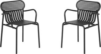 PETITE FRITURE Chaise Week-end avec accoudoirs - Set de 2 Petite friture