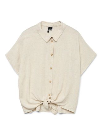 Vero Moda Vmthea Ss Tie Shirt WVN Noos