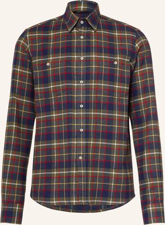 Meru Me&deg;Ru Outdoor-Hemd Waimate Comfort Fit Aus Flanell gruen