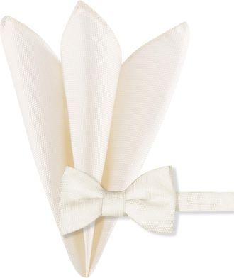 Ascot Herren Set wei&szlig; unifarben