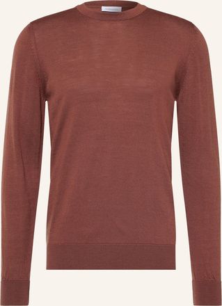 Seidensticker Seidensticker Pullover Aus Merinowolle braun