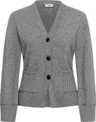Saint Tropez Strickjacke - - Knitwear - Damen - Grau - XL
