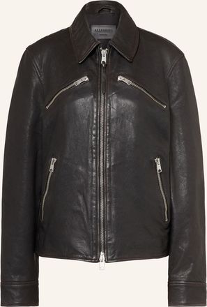 AllSaints Allsaints Lederjacke Verdi schwarz