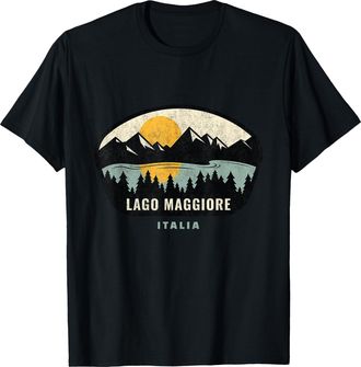 Whyitsme Design Lago Maggiore Italien Design Urlaub Souvenir T-Shirt