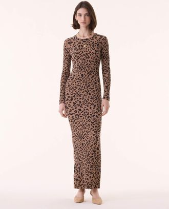 Kujten Robe cachemire côtes plates - Robe Bibi Leo