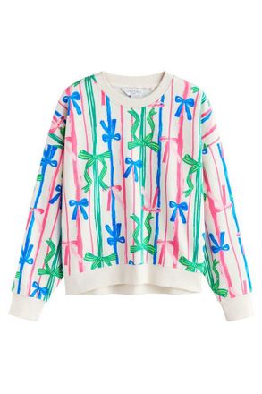 Next Sweater Rundhals-Sweatshirt mit weihnachtlichem Print (1-tlg)