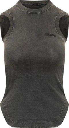 The Attico Femme, Tops, Noir, Taille: 34 FR D&eacute;bardeur &agrave; logo