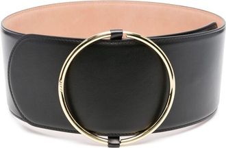 Alaia Leather Ring Belt