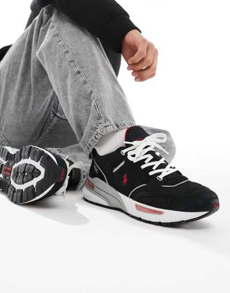 Polo Ralph Lauren Trackster 250 - Baskets à logo - Noir