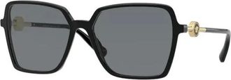 Versace unisex, Accessoires, Noir, Taille: 58 MM Monture noire lunettes de soleil