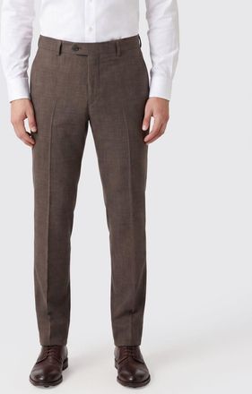 HUGO BOSS Pantalon de tailleur slim en laine et soie m&eacute;lang&eacute;es de qualit&eacute;