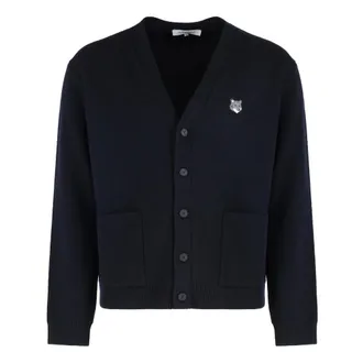 Maison Kitsun&eacute; Herren, Strickwaren, Blau, MGr&ouml;&szlig;e