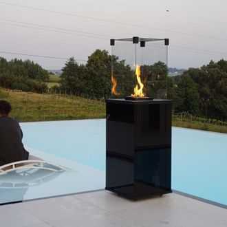 Kratki Terrassenheizer Patio Glas manuelle Steuerung 8,2kW