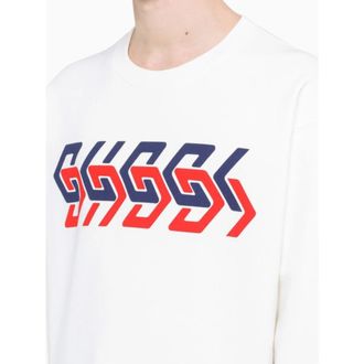 Gucci Crewneck Sweatshirt - - Sweatshirts & Hoodies - Damen - Wei&szlig; - M