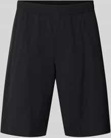 HUGO BOSS Regular Fit Sport-Shorts mit Label Print Modell TREVOL