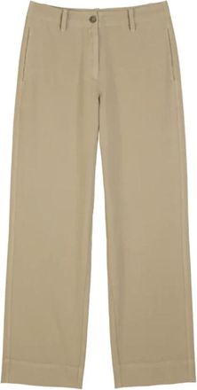 Marc O'Polo Wide Leg Pants Model Lande long - - Trousers - Damen - Beige - XS